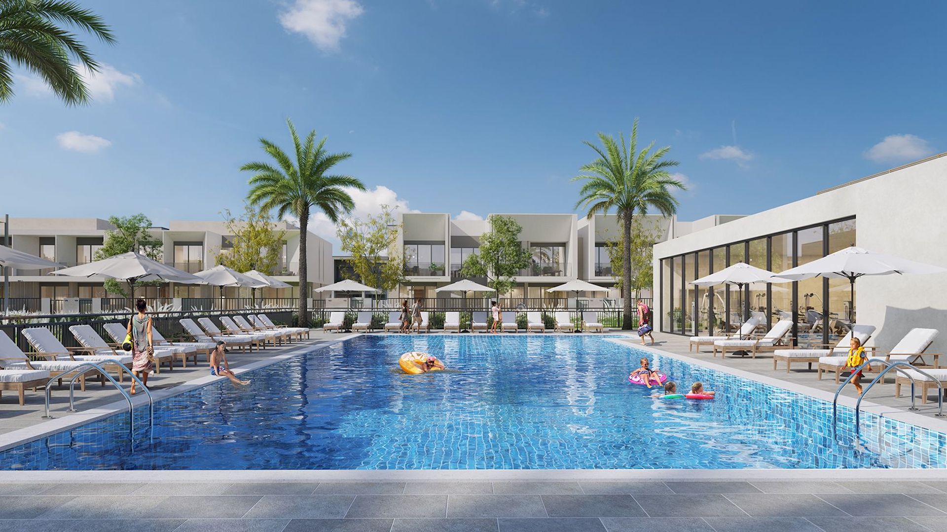 Maha Townhouses is a collection of modern townhouses in the Town Square ...